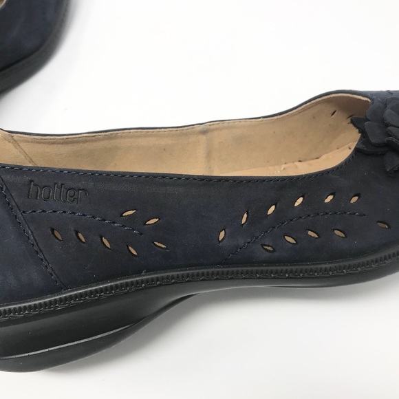 hotter | Shoes | Hotter Comfort Concept Flameno Suede Flats | Poshmark